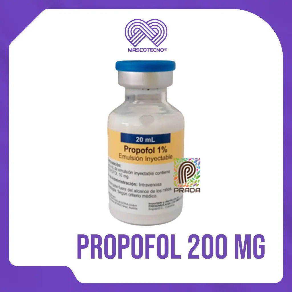PROPOFOL 200 MG X 20 ML | PRADA SABINC